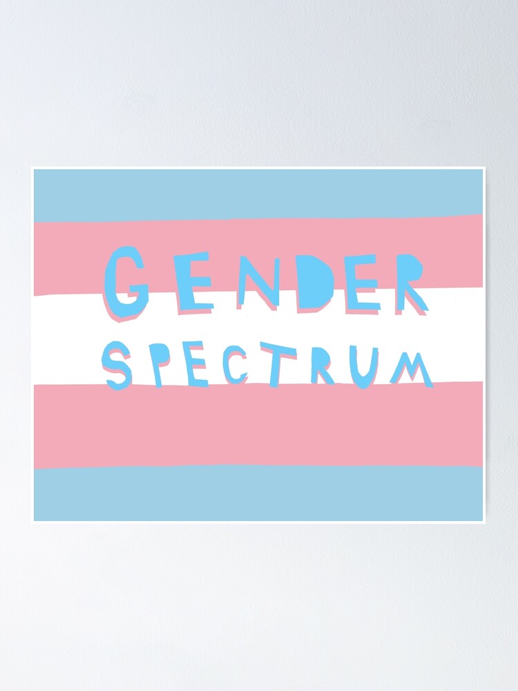 "Gender Spectrum" Poster for Sale by vanesudesu | Redbubble