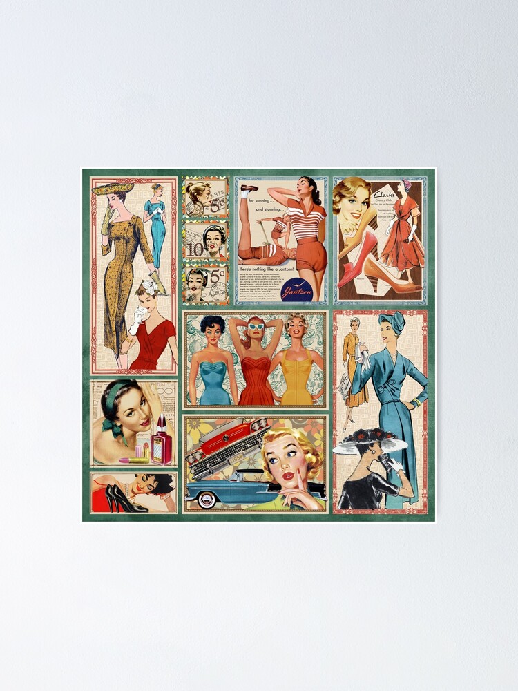 "The 50s" Poster for Sale by HeritageScrap | Redbubble