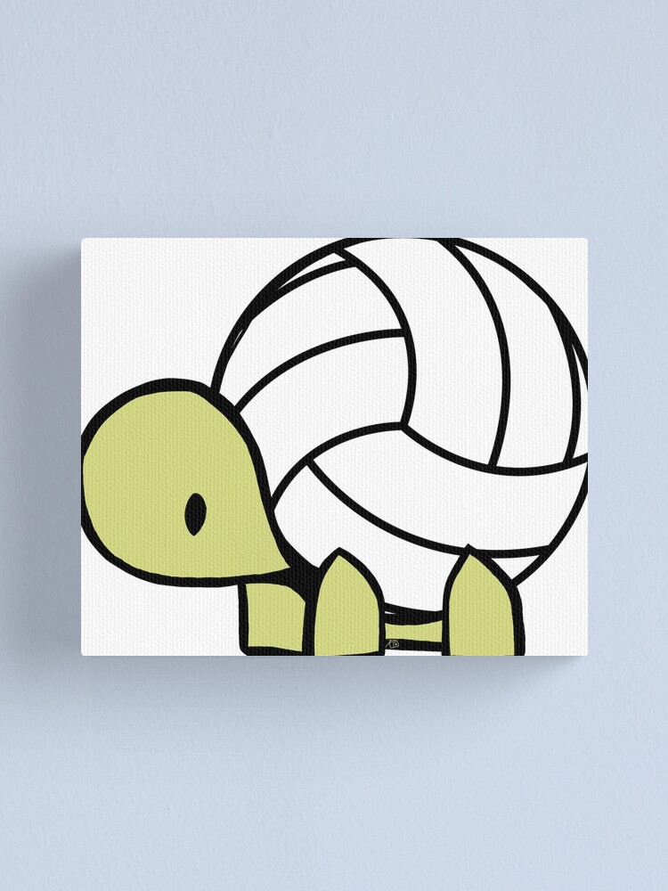 "Turtle Volleyball Reptile Lover Gift" Canvas Print by ro83land | Redbubble