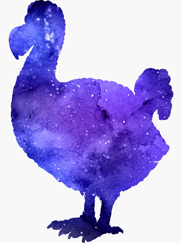 "Dodo Bird Silhouette" Sticker by GwendolynFrost | Redbubble