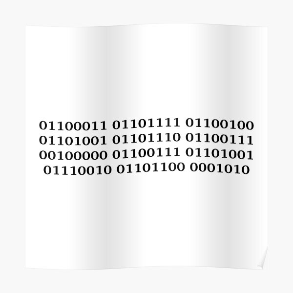 "Coding girl" Poster for Sale by KeepOnCoding | Redbubble