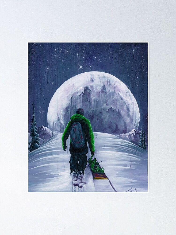"Moon Rider" Poster for Sale by Shred-Art | Redbubble
