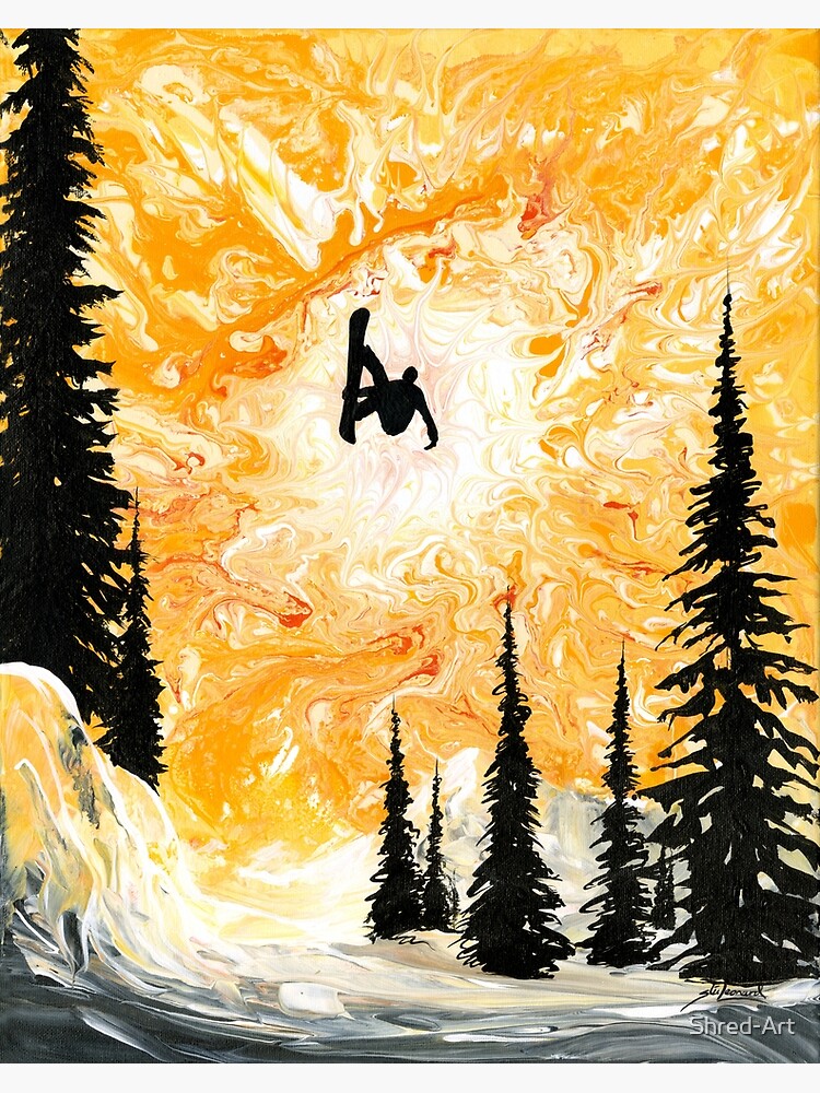"Fire Sky" Poster for Sale by Shred-Art | Redbubble