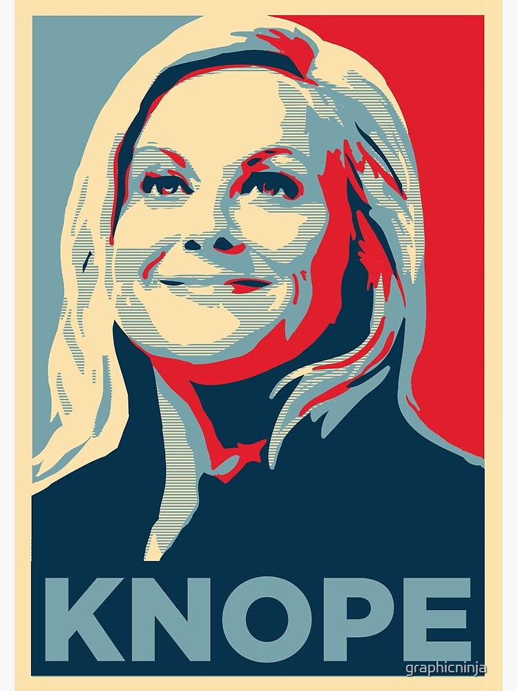 "Knope " Poster for Sale by graphicninja | Redbubble