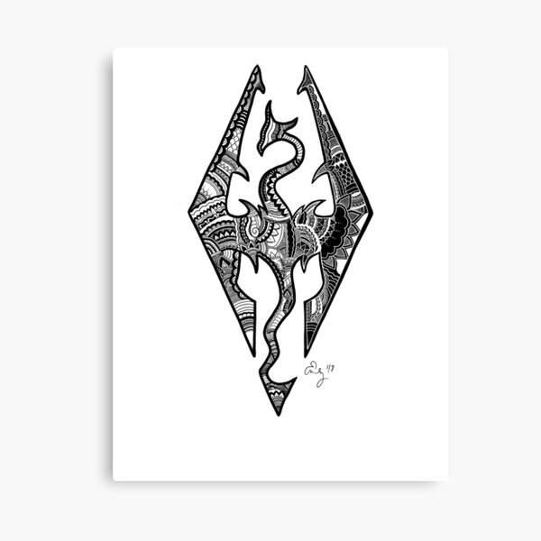 Skyrim Canvas Prints | Redbubble