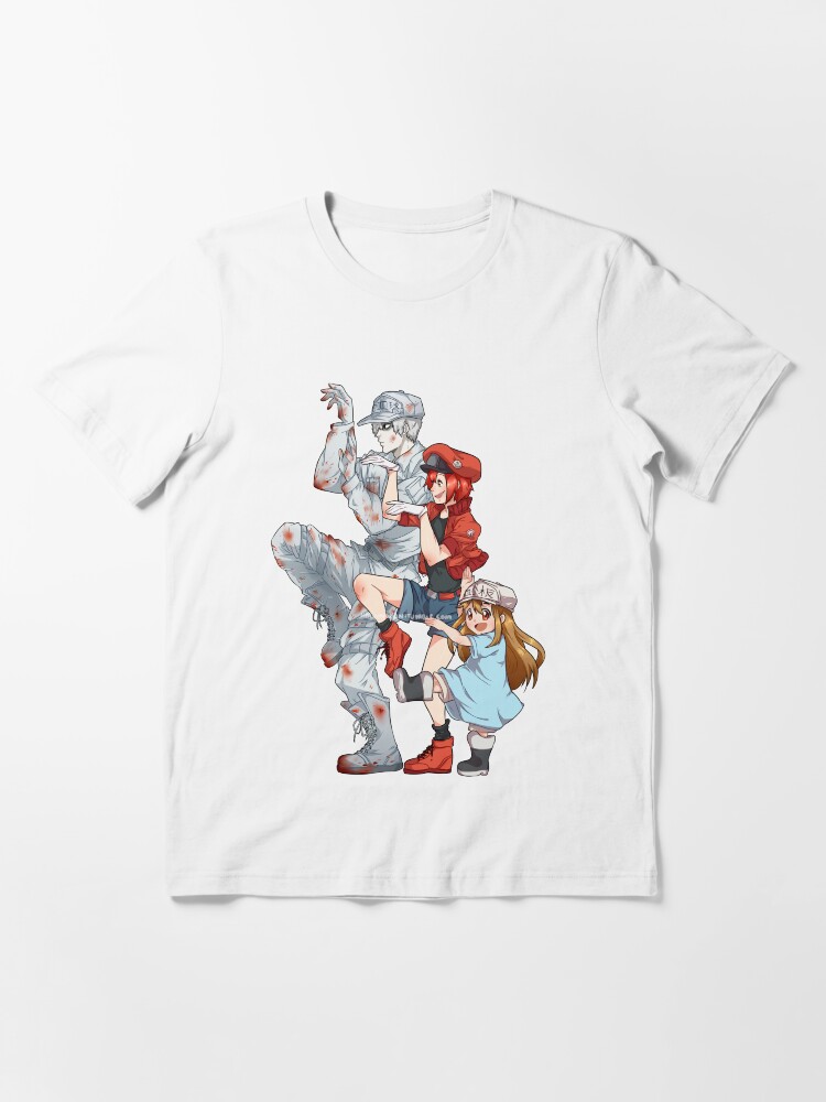 "CELLS AT WORK!" T-shirt for Sale by Halumichan | Redbubble | cells at ...