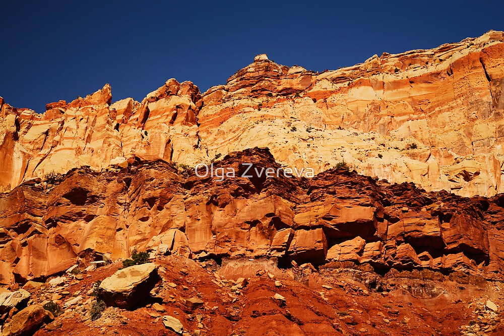 "Layers, Capitol Reef" by Olga Zvereva | Redbubble