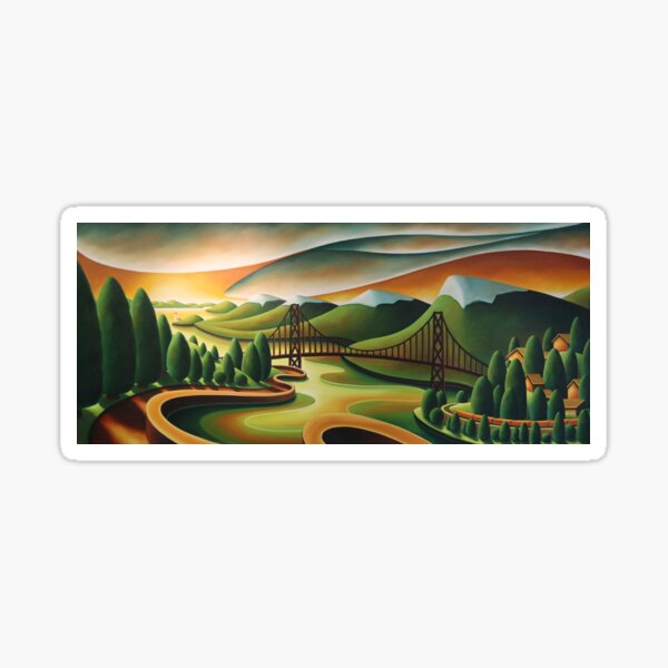 "Bridge" Sticker for Sale by KingMedieval | Redbubble