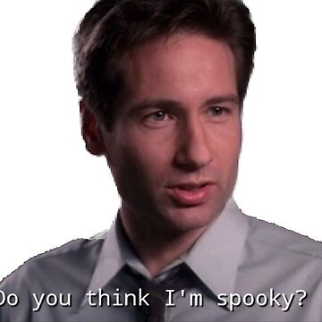 "Spooky Mulder" Sticker for Sale by Judas-Amore | Redbubble