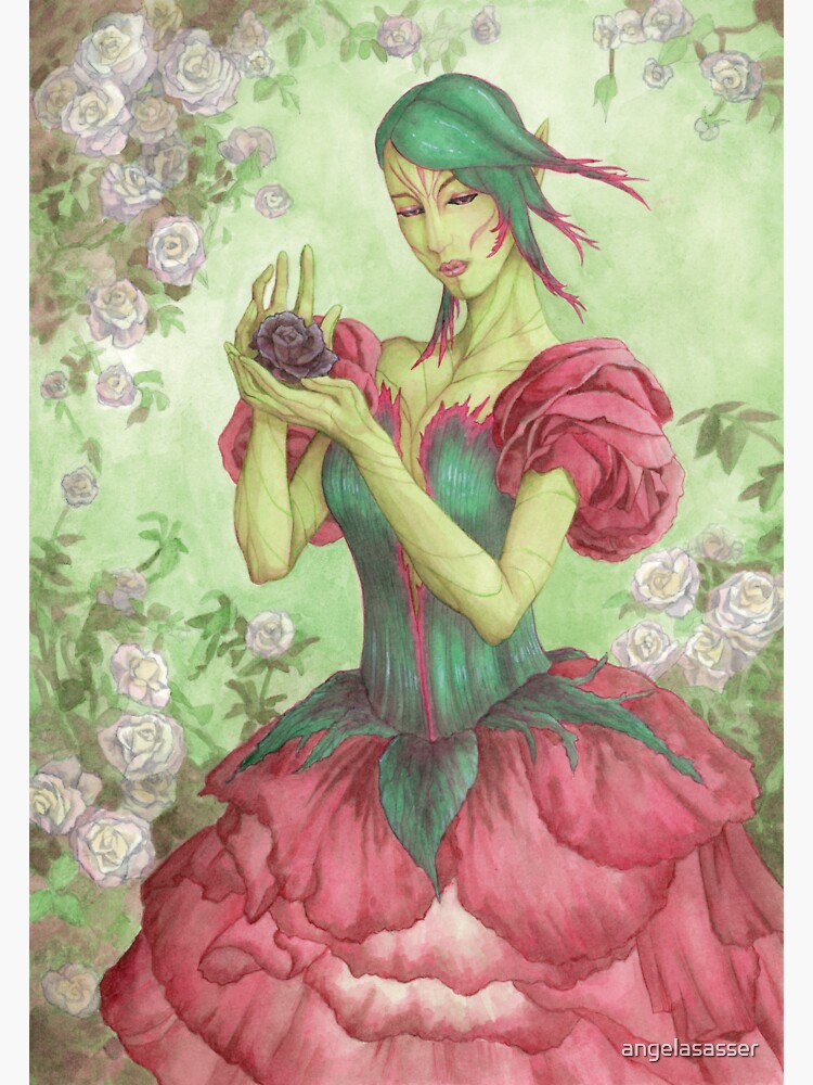 "Rose Seelie Faerie Fairy Art Floral Flower Woman Olde Fae Game Art ...