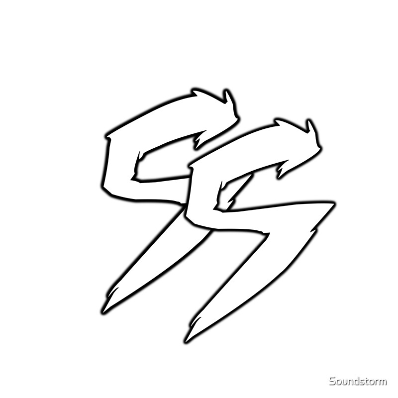 "Soundstorm Fierce Logo - White" by Soundstorm | Redbubble
