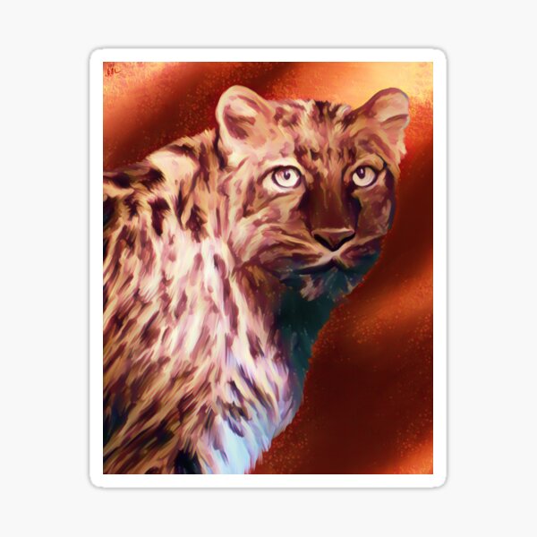 "Extinct Is Forever- Amur Leopard" Sticker by nehbathehidden | Redbubble