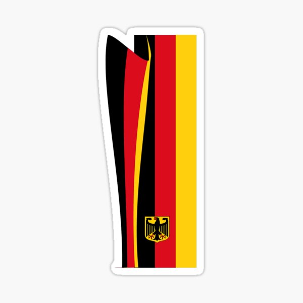 "Abstract Art..Two German Flags with German Eagle" Sticker by ...