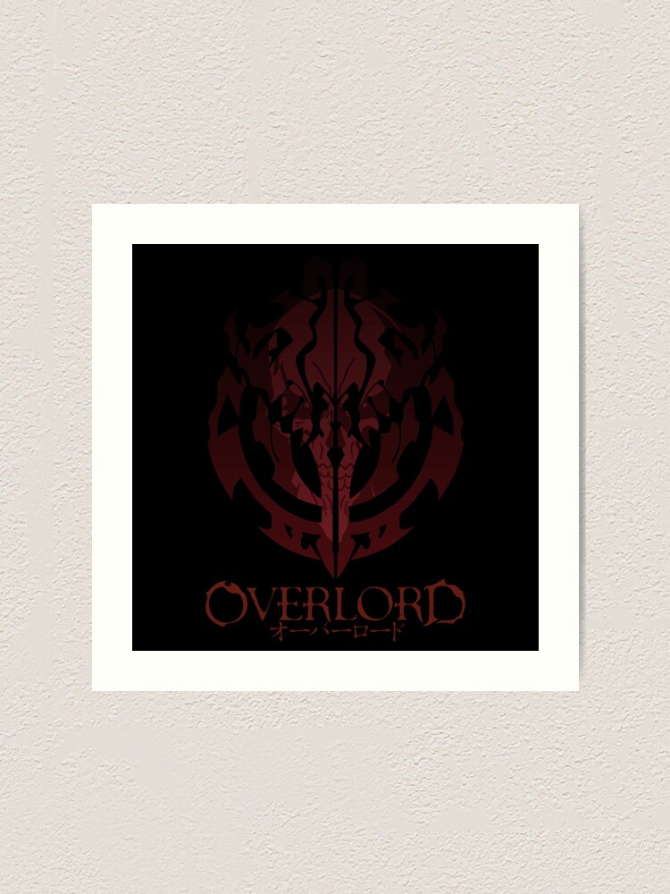 "Anime Overlord Ainz Ooal Gown Crest" Art Print by crtswerks | Redbubble