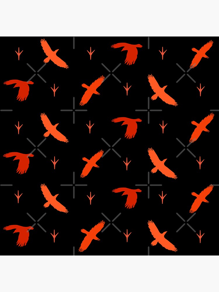 "Flying ravens " Sticker by Sio-art | Redbubble