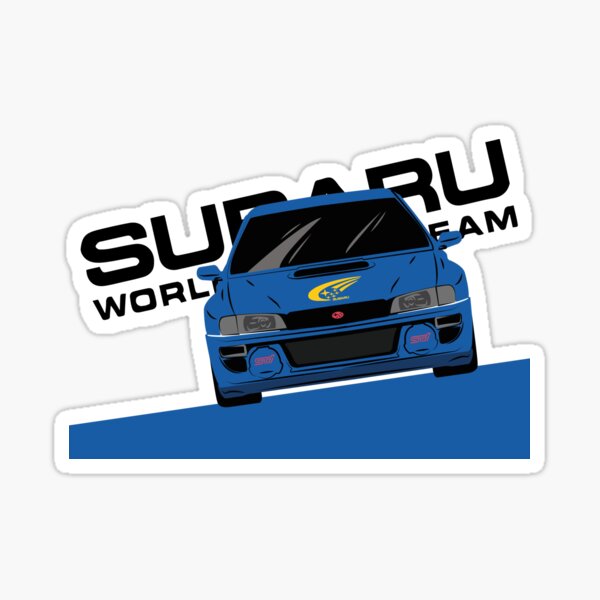 Subaru Rally Team Stickers | Redbubble