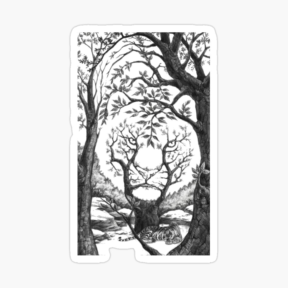 Tiger Negative Space