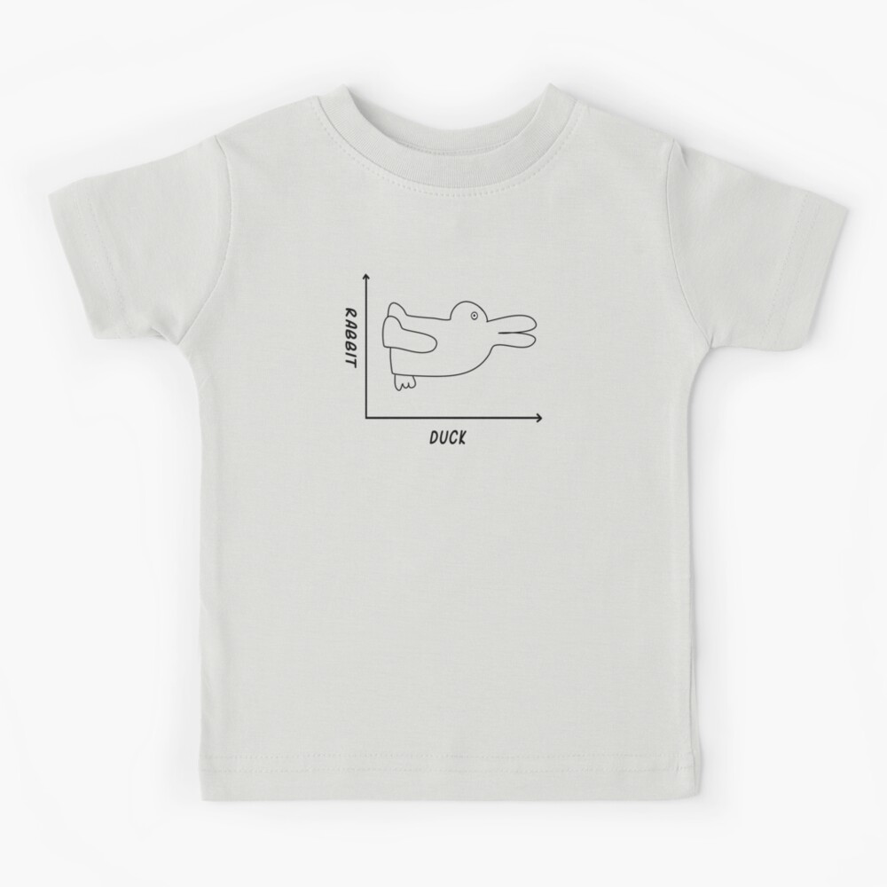 "Duck/Rabbit Graph" Kids T-Shirt by bethcentral | Redbubble