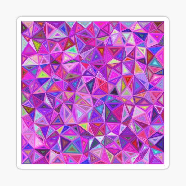 "Modern Colorful 3D Polygon Design" Sticker by Dator | Redbubble