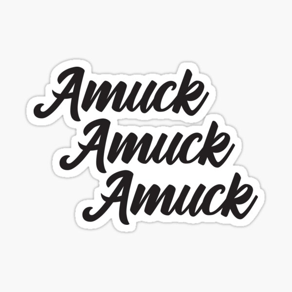 "Amuck" Sticker by LisaDylanArt | Redbubble