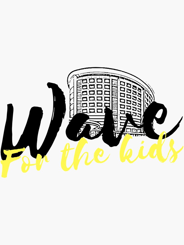 "U of Iowa Wave For The Kids-Helping Children's Hospital" Sticker for ...
