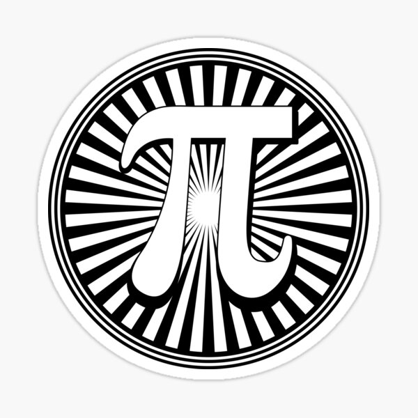 "MATHEMATICS - Pi Symbol" Sticker by design2try | Redbubble