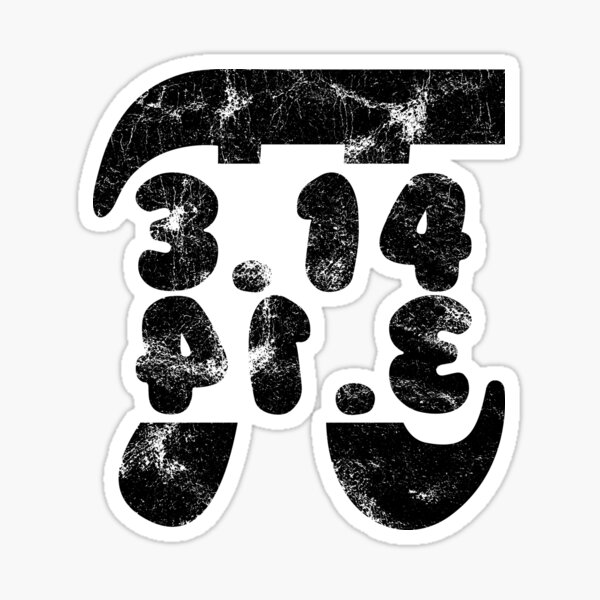 "MATHEMATICS - 3.14" Sticker for Sale by design2try | Redbubble