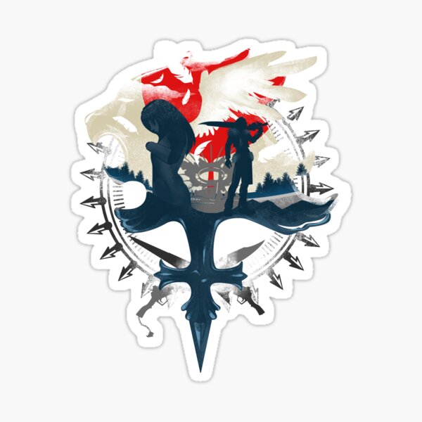 "Final Fantasy VIII - Gunblades and Angels" Sticker for Sale by ...