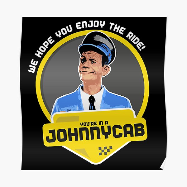 "Johnny Cab - Inspired by Total Recall" Poster by WonkyRobot | Redbubble