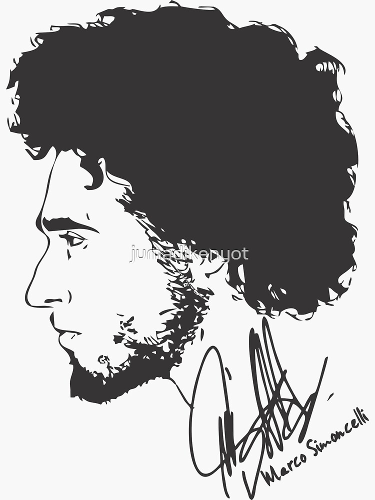 "MARCO SIGNATURE" Sticker by jumadikenyot | Redbubble