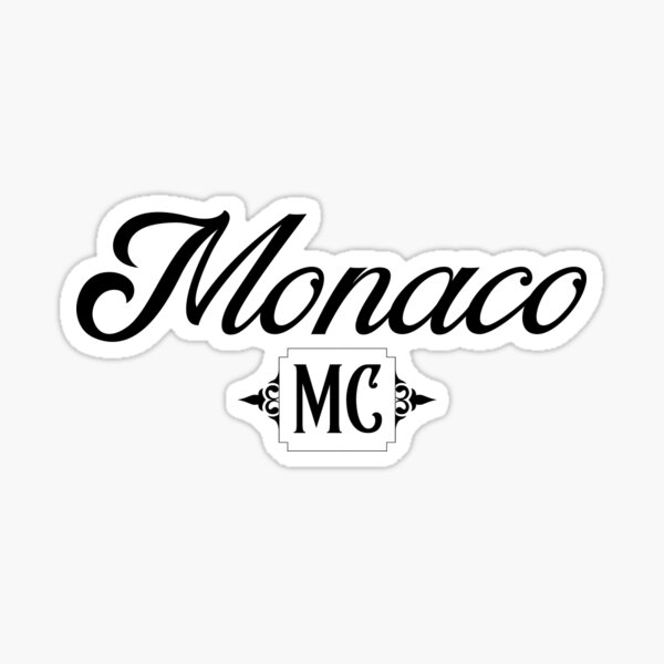 "Monaco Country Code, MC" Sticker for Sale by Celticana | Redbubble