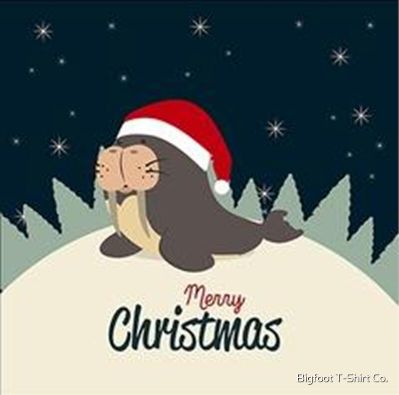 "Merry Christmas Walrus" by Allthings2015 | Redbubble