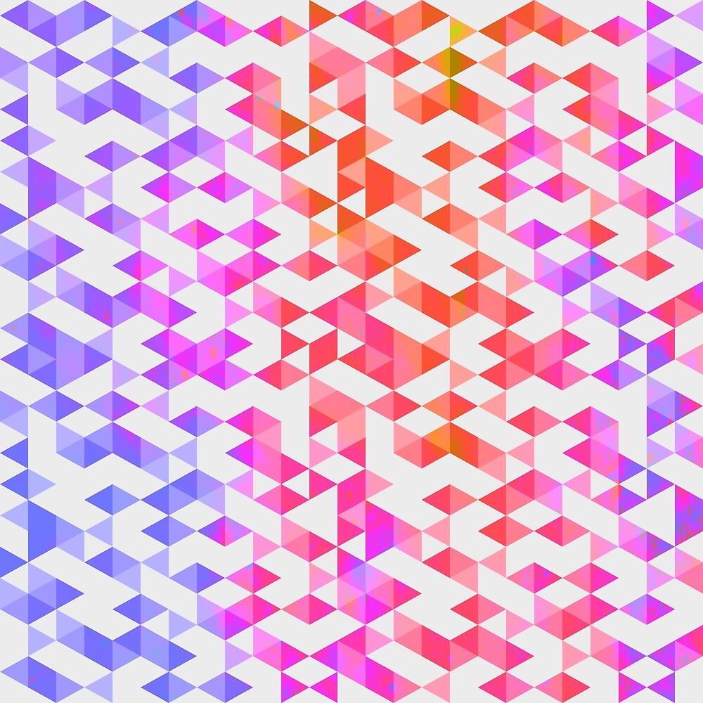 "Triangular color" by Tony Vazquez | Redbubble