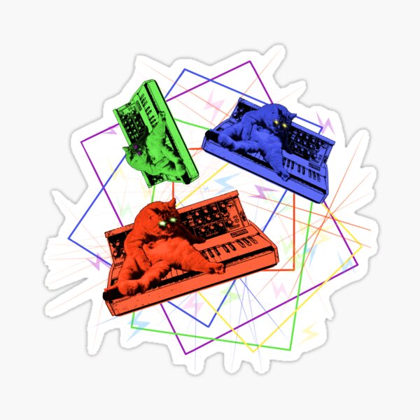 Moog Synthesizer Stickers | Redbubble