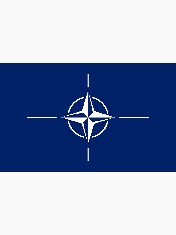 "NATO flag" Sticker for Sale by Dator | Redbubble