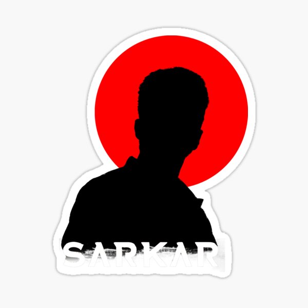 "SARKAR VIJAY" Sticker for Sale by krishnesh | Redbubble