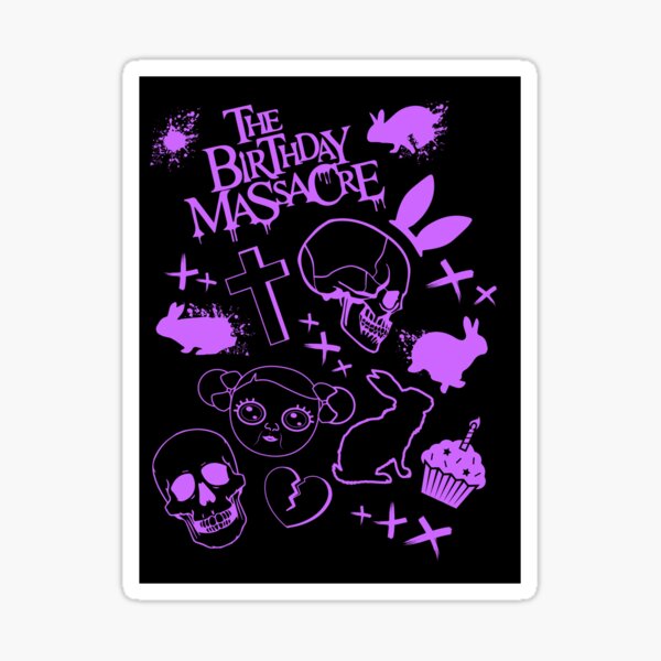 Birthday Massacre Stickers | Redbubble