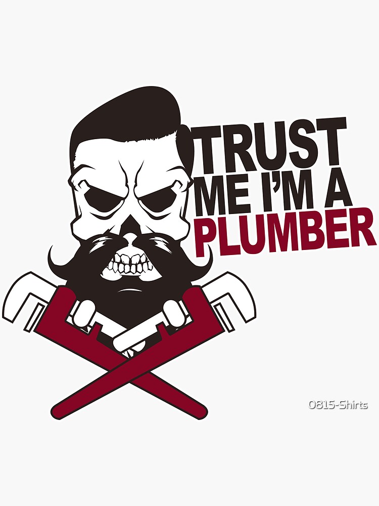 "Plumber" Sticker by 0815-Shirts | Redbubble