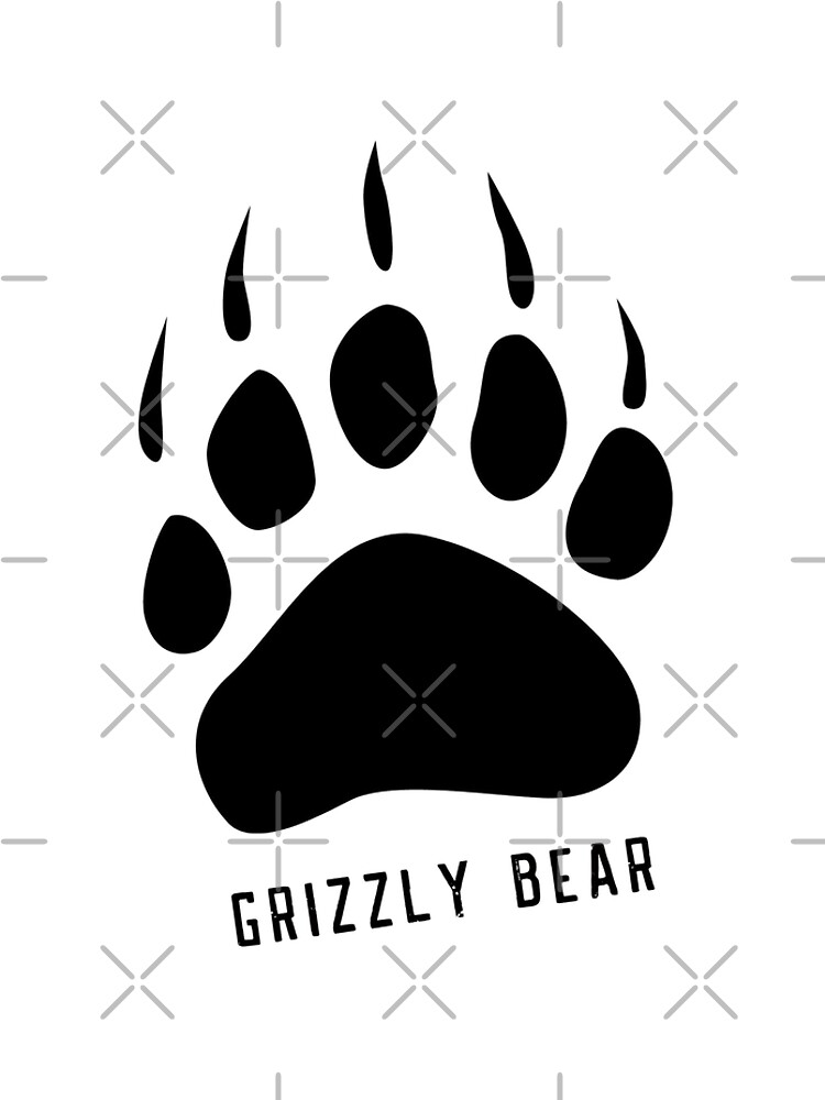 Grizzly Bear Paw Logo