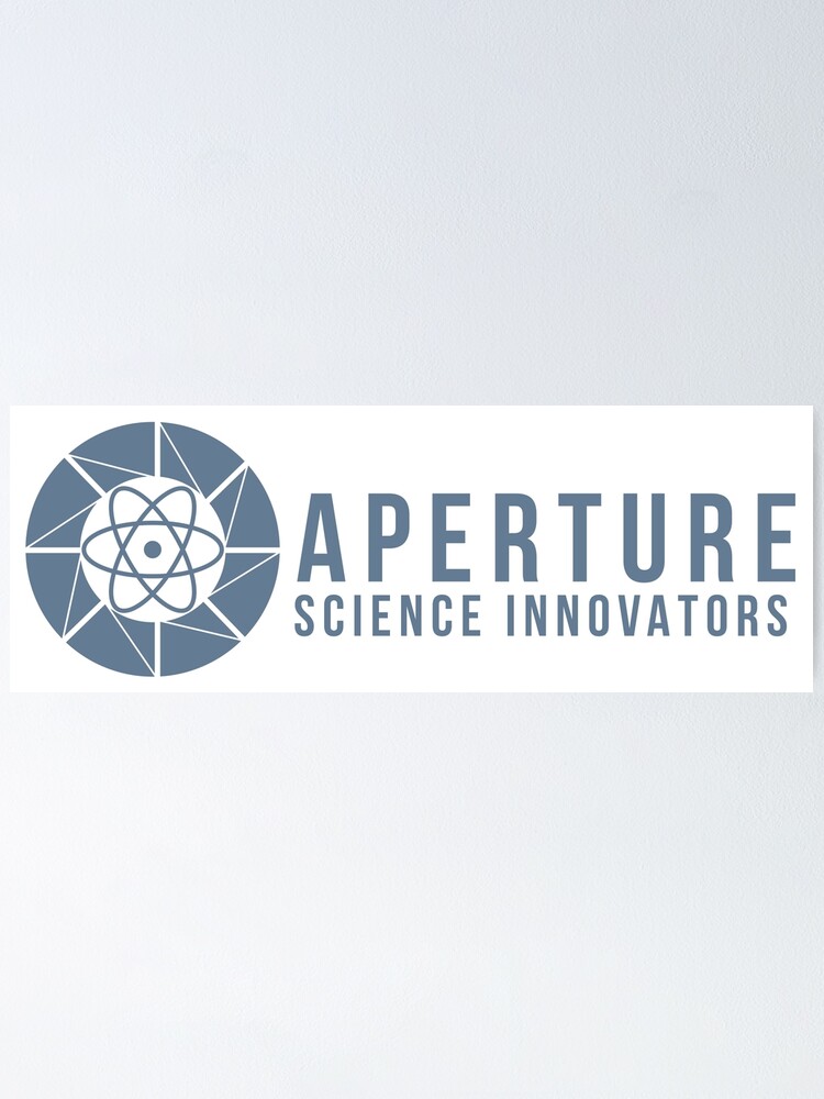"Portal Aperture Science Innovators logo" Poster for Sale by ...