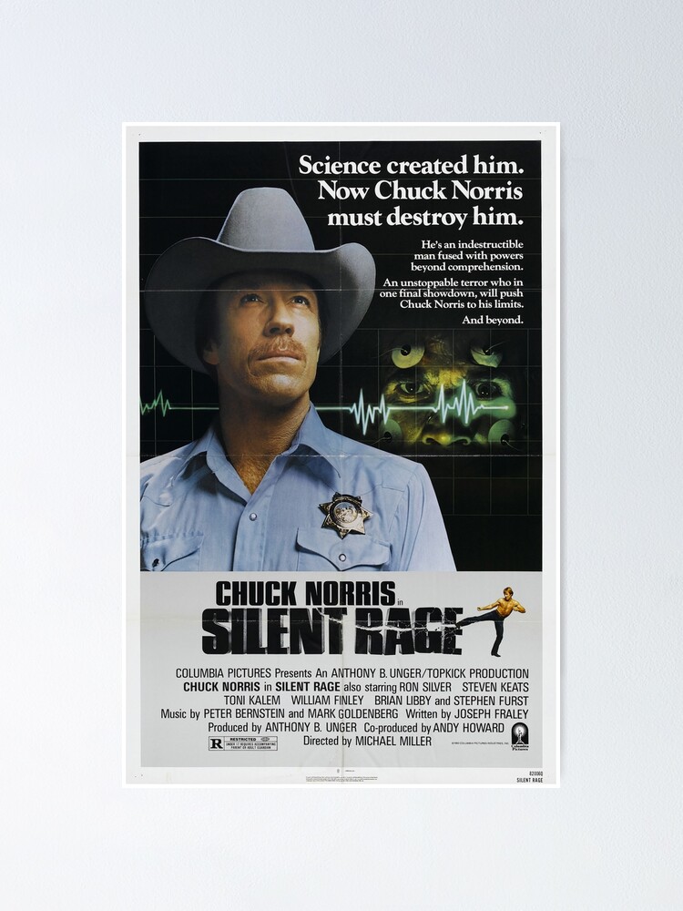 "Silent Rage" Poster for Sale by seagleton | Redbubble