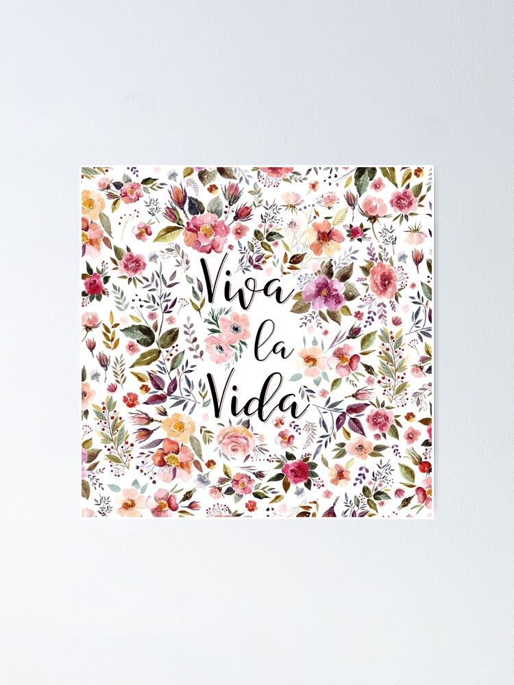 "Viva La Vida" Poster for Sale by BekkaCampbell | Redbubble