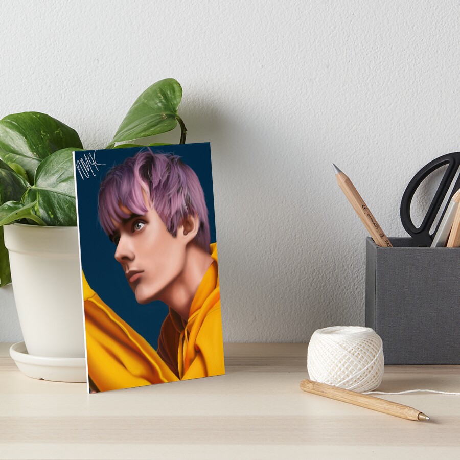 "Awsten Knight- Waterparks" Art Board Print for Sale by natcatyoutube ...