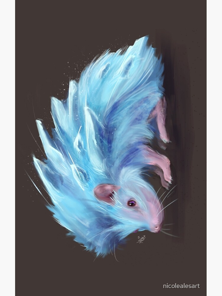 "Ice Hedgehog" Art Print by nicolealesart | Redbubble