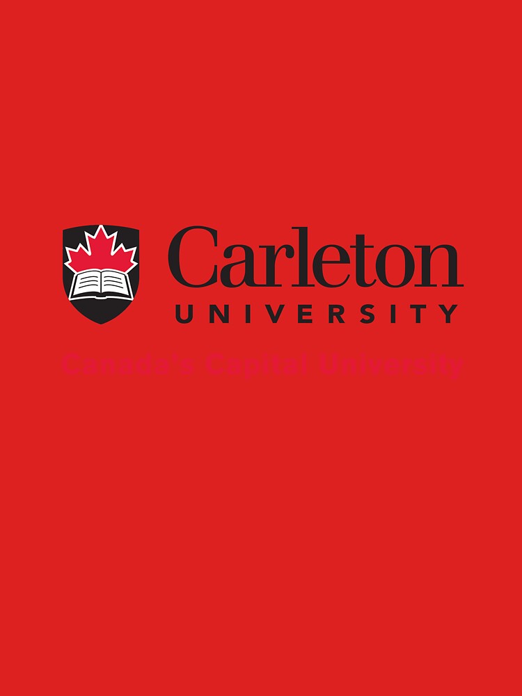 "Carleton University " T-shirt for Sale by juliagoods | Redbubble ...