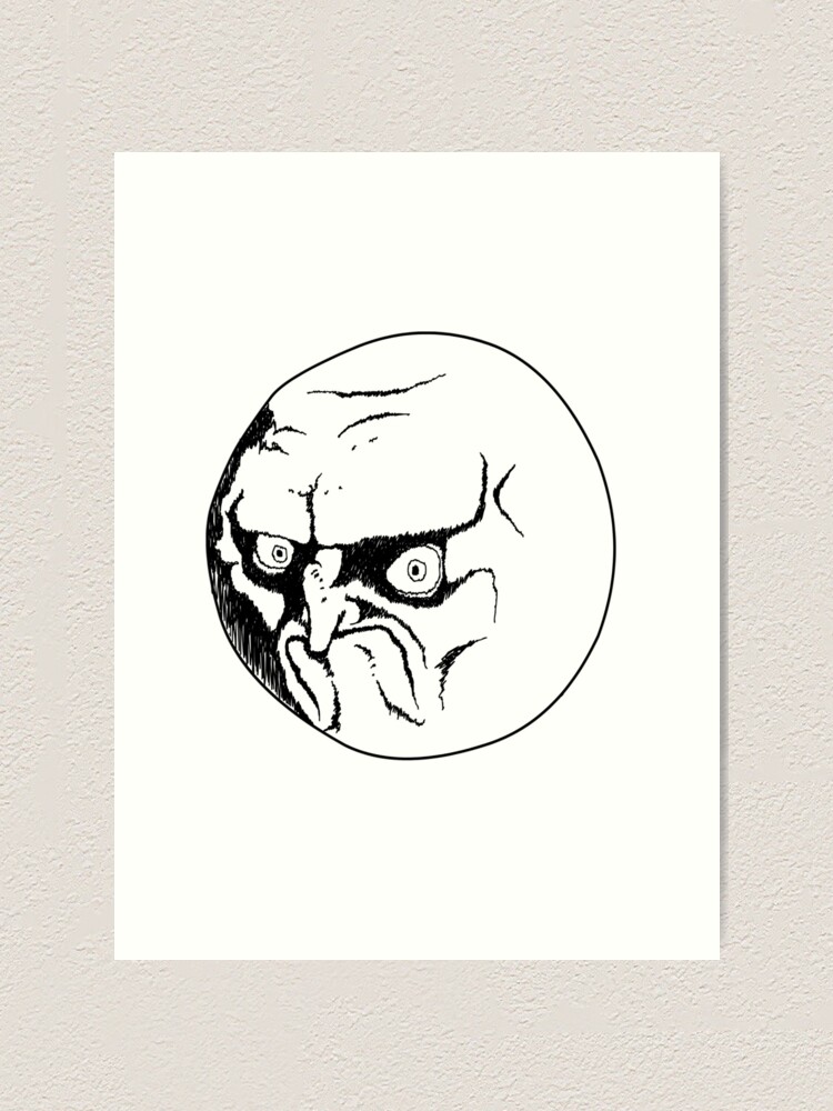 "No Face Meme" Art Print for Sale by Meme Economy | Redbubble