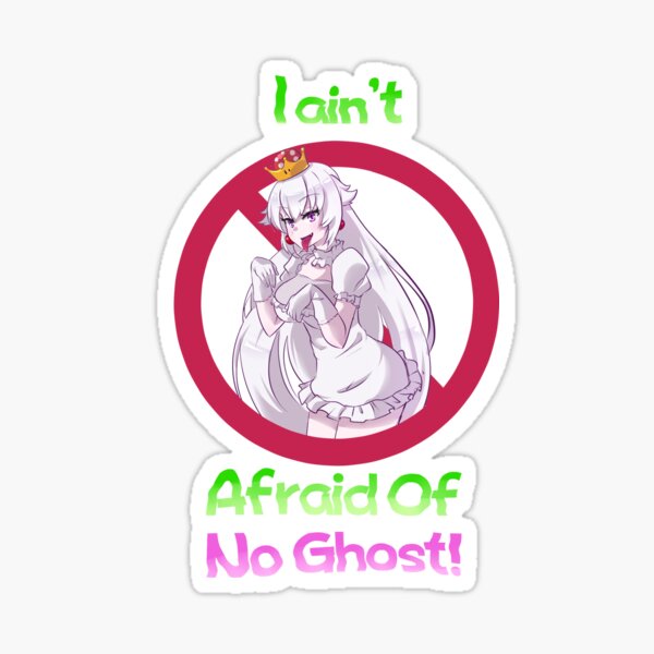 "Booette I Ain't Afraid of No Ghost" Sticker for Sale by Moorsales ...