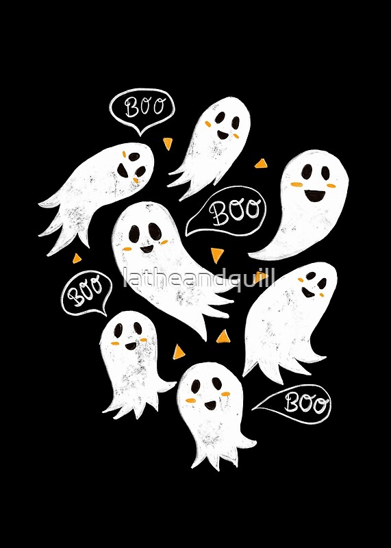 "Friendly Ghosts" by latheandquill | Redbubble