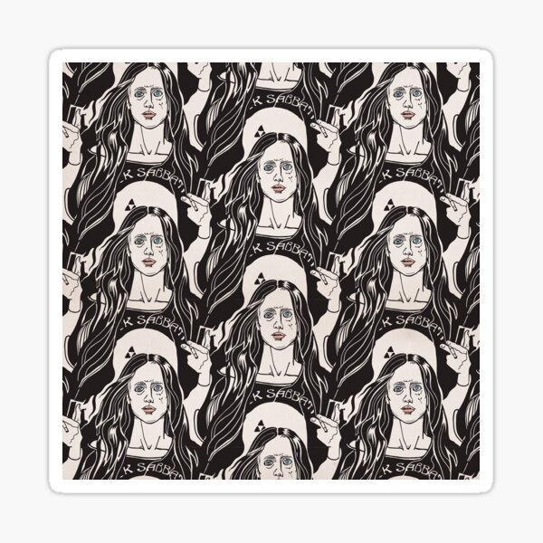 "Mandy Pattern" Sticker for Sale by DankSpaghetti | Redbubble
