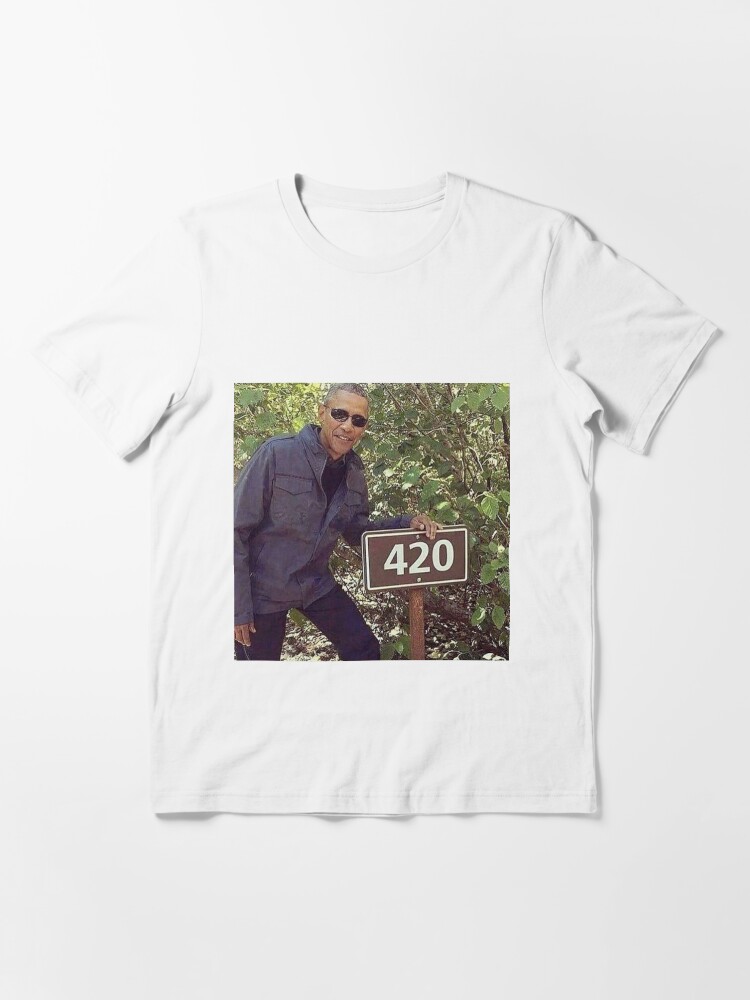 "Obama 420" T-shirt for Sale by camhawk10 | Redbubble | 420 t-shirts ...